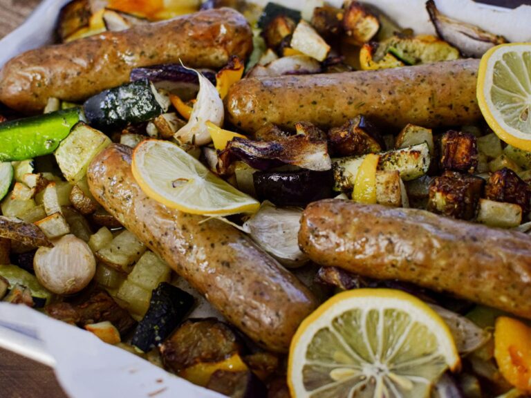 Italian Tray Bake (Easy Sheet Pan Meal) - A Quaint Life