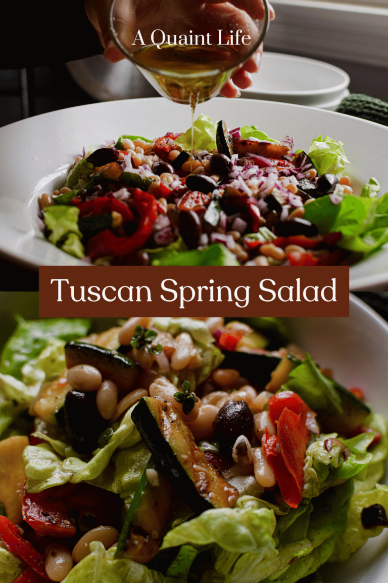 Tuscan Spring Salad Recipe - A Quaint Life