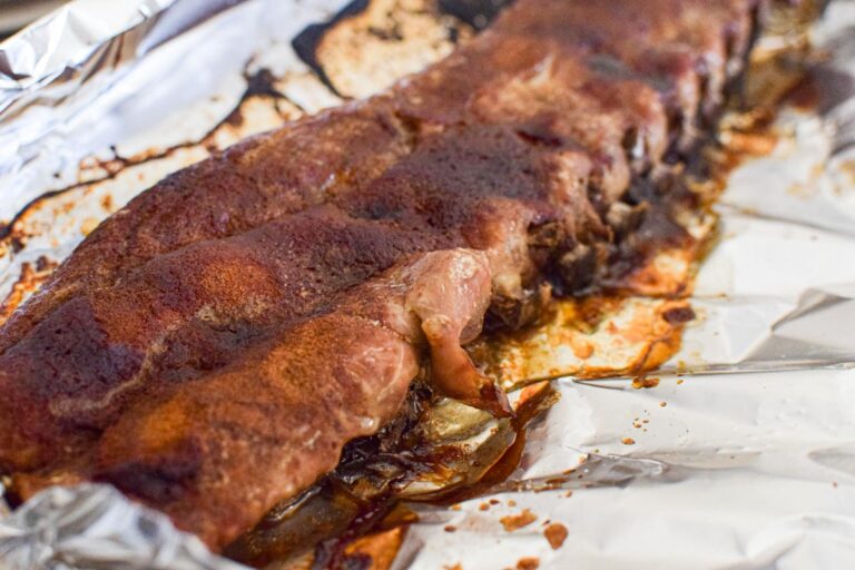 Oven Slow Cooked Ribs - A Quaint Life