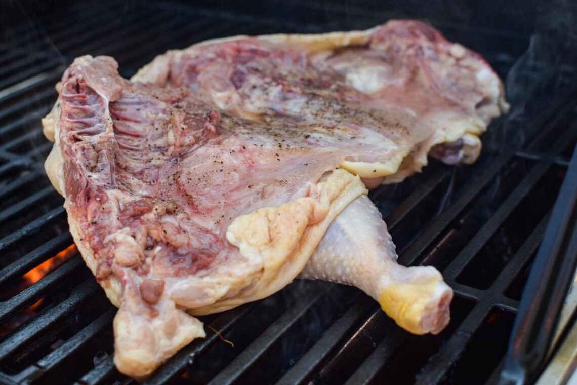 Grilled Spatchcock Chicken ( How To and Recipe) - A Quaint Life