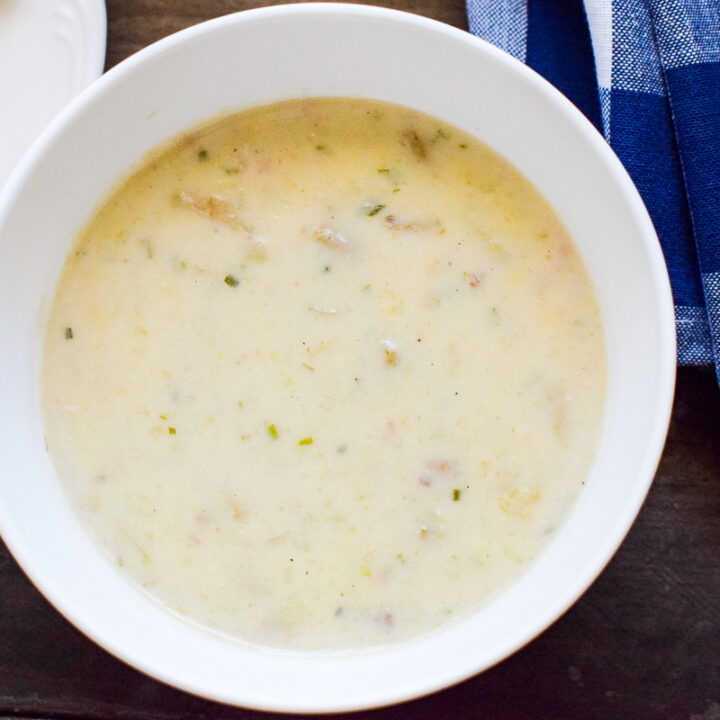 Simple Potato Soup - A Quaint Life