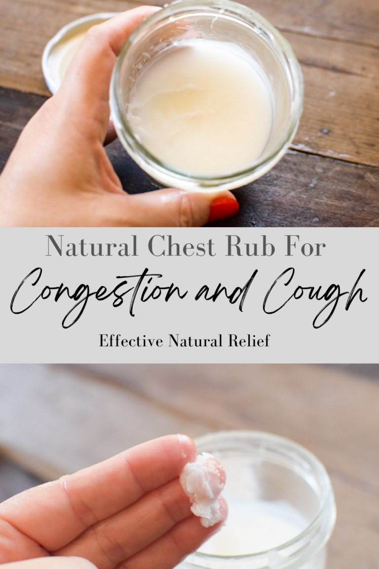 Natural Chest Rub for Congestion and Cough - A Quaint Life