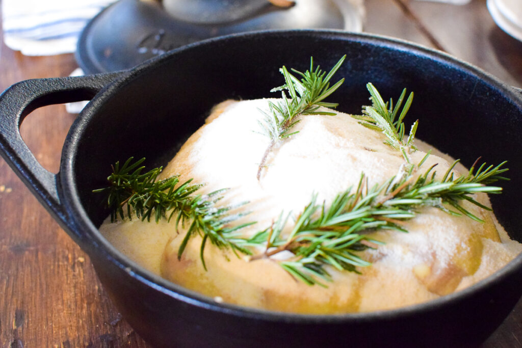 Whole Bird Salt Crusted Chicken - A Quaint Life