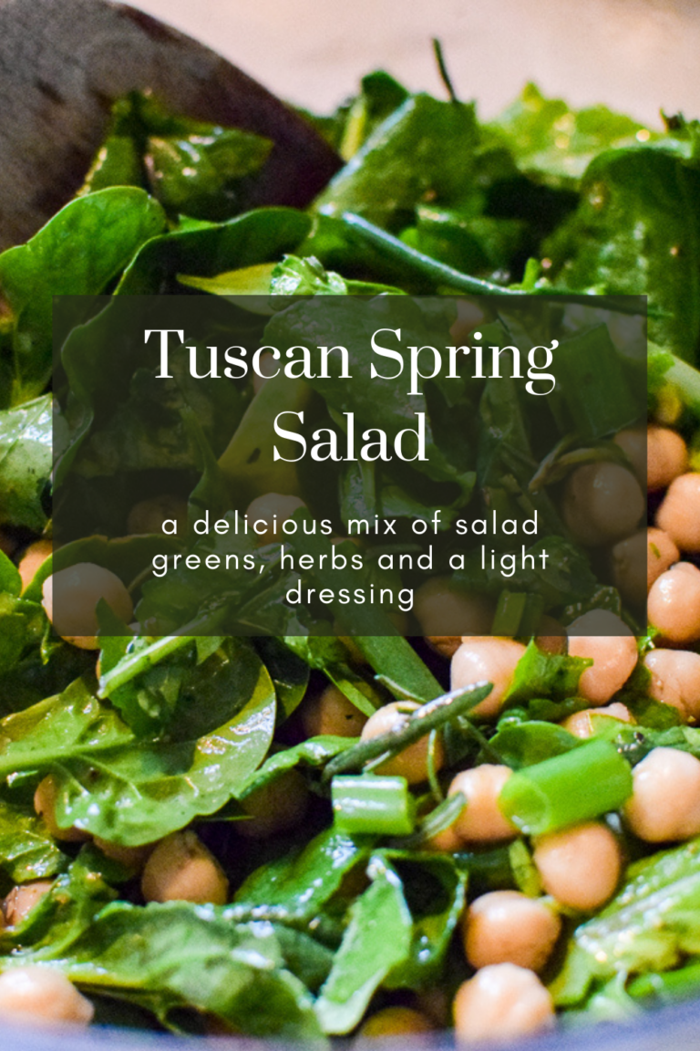 Tuscan Spring Salad Recipe - A Quaint Life