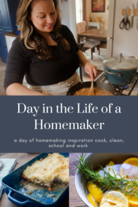 Day in the Life of a Homemaker | Cook, Clean, Work, School - A Quaint Life