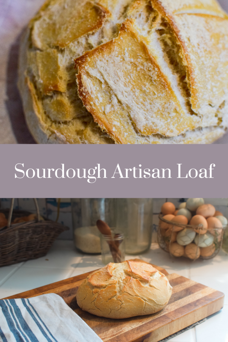 Sourdough Artisan Loaf (Perfect for Beginner's) - A Quaint Life