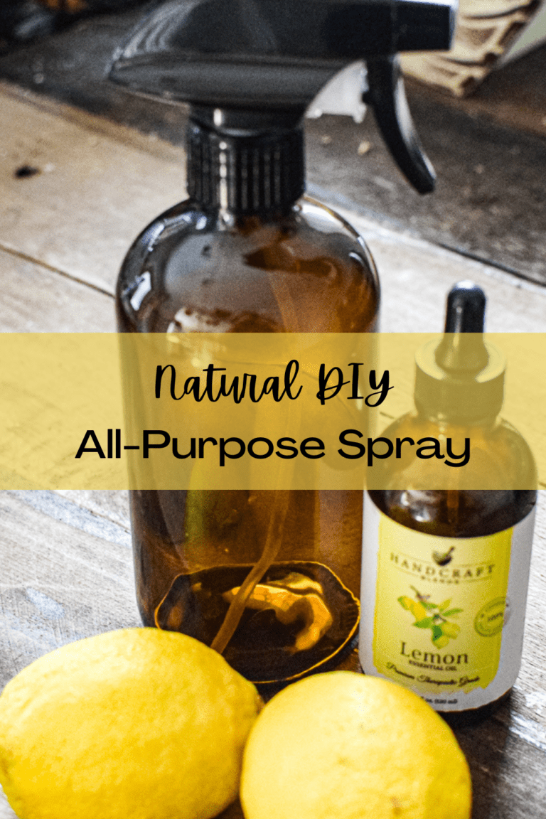 Natural DIY All-Purpose Cleaning Spray - A Quaint Life