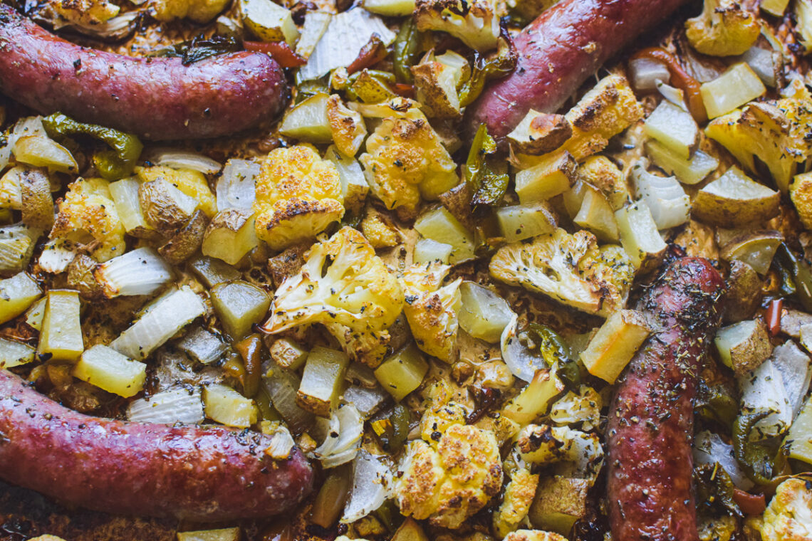 Italian Tray Bake - A Quaint Life