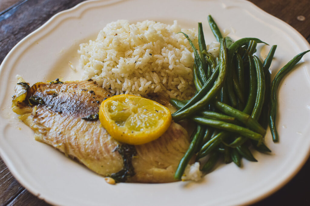 Baked Lemon Basil Tilapia - A Quaint Life
