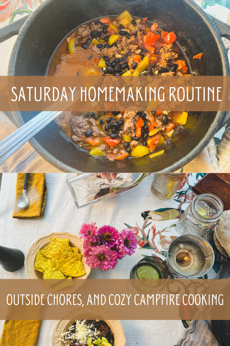 Saturday Homemaking Routine - A Quaint Life