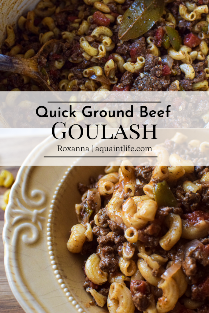 Quick Ground Beef Goulash (One-Pot Classic Meal) - A Quaint Life