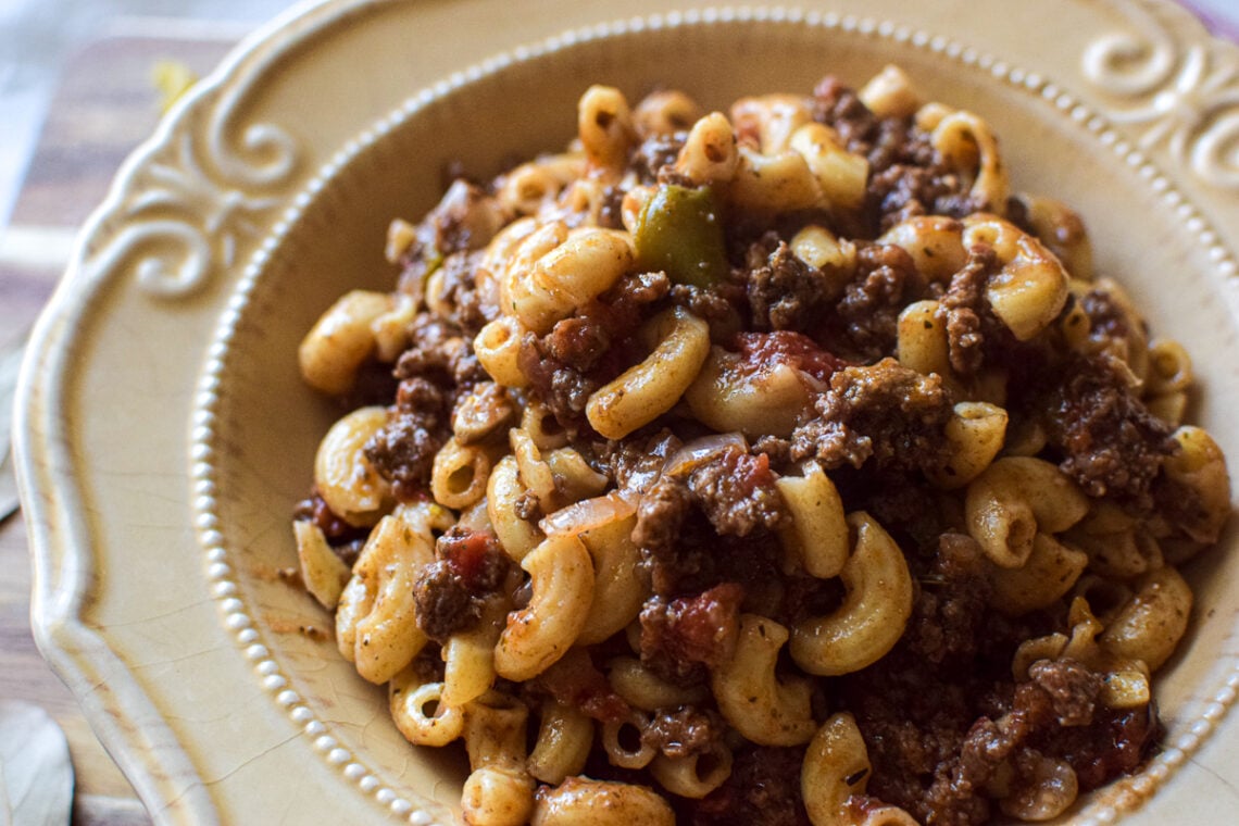 Quick Ground Beef Goulash (One-Pot Classic Meal) - A Quaint Life