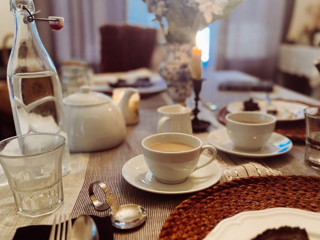 Beautiful Moments at Home | Tea Time & Chocolate Tart - A Quaint Life